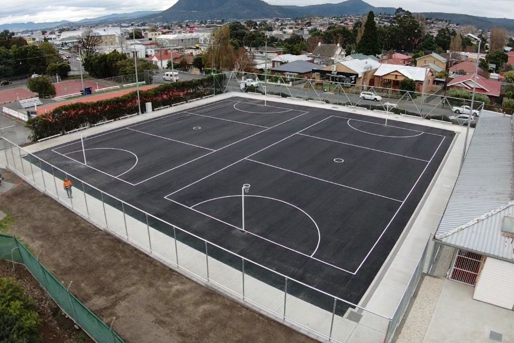 New Town netball courts and bowls upgrade - City of Hobart, Tasmania ...